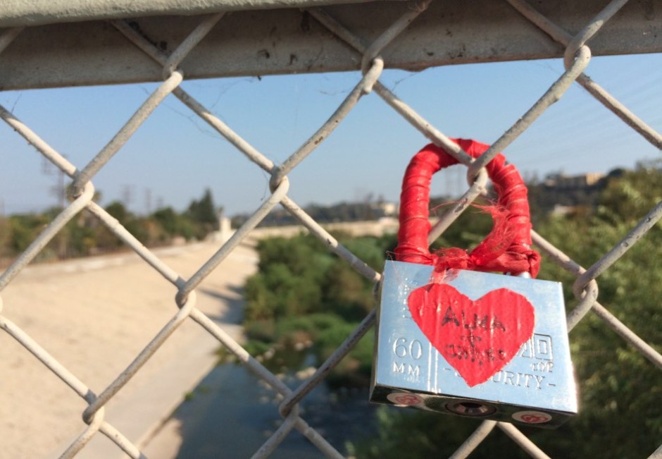 Did You Know We Have Love Lock Bridge Right on Top of the L.A. River?