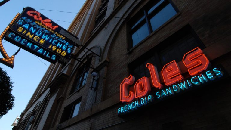 coles-sign - WE LIKE L.A.