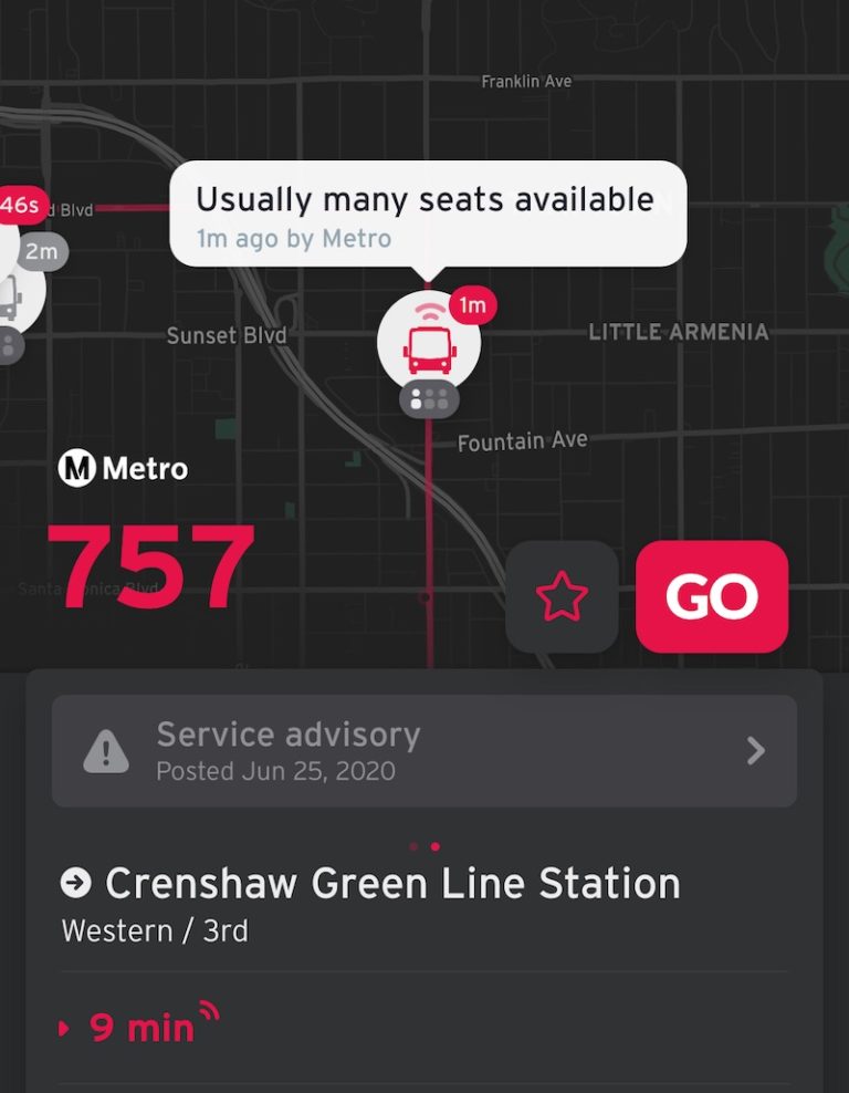 Metro's Transit App Now Predicts Crowded Buses